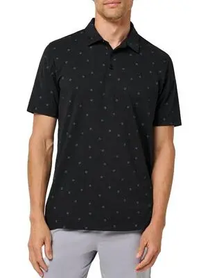 Travis Mathew Performance Jersey Polo - Black