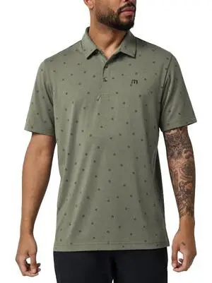 Travis Mathew Performance Jersey Polo - Dark Olive