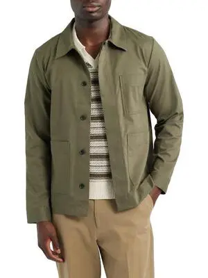 Nn07 Gabe 1920 Organic Cotton Chore Jacket - Capers