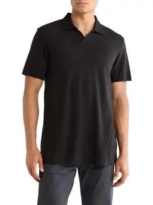Nn07 Almer 3562 Organic Cotton Blend Polo - Black