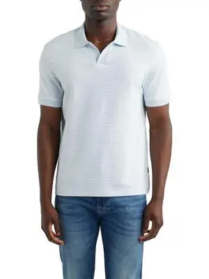 BOSS Pye Johnny Collar Polo - Light Blue