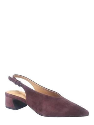 Gentle Souls Ginette Slingback Pumps - Andorra Suede