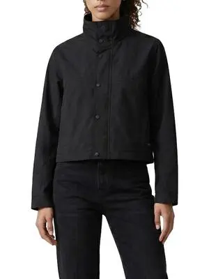 NOIZE Skyler Short Water Repellent Windbreaker - Black