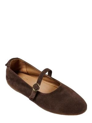 Beek Snipe Mary Jane Flat - Coffee