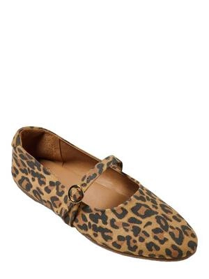 Beek Snipe Mary Jane Flat - Leopard