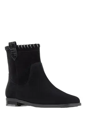 DONALD PLINER Karter Whipstitch Western Bootie - Black