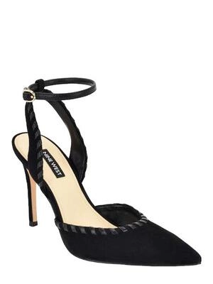 Nine West Kenedy Ankle Strap Stiletto Pumps - Black