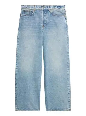 GOLDEN GOOSE Journey Parker Wide Leg Jeans - Blue