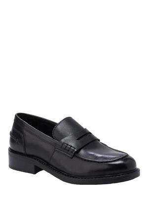 Eastland Evie Leather Penny Loafers - Black