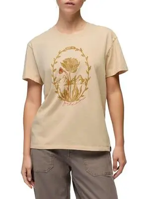 Prana Everyday Mountain Graphic T-shirt - Stone
