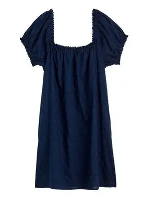 Madewell Chateau Minidress - Deep Indigo