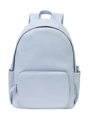HEDGREN Faux Leather Backpack - Aither Blue