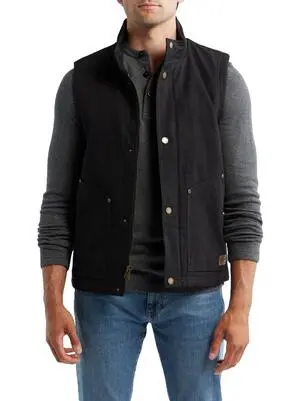 Pendleton Pine Grove Cotton Canvas Vest - Black