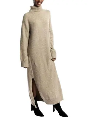 LBLC THE LABEL Bedford Maxi Sweater Dress - Mocha