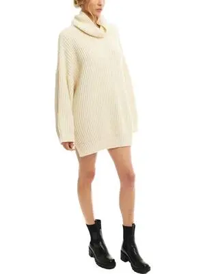 LBLC THE LABEL Laney Sweater Dress - Creme