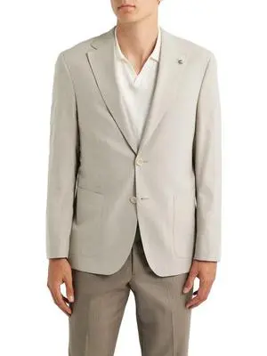 JACK VICTOR Jack Victor Morton Tonal Herringbone Sport Coat