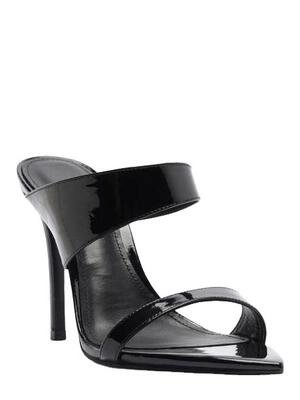 Schutz Jaselle Pointed Toe Stiletto Sandal - Black