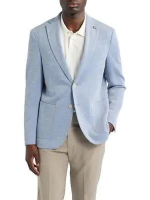 JACK VICTOR Hartford Wool Blend Sport Coat - Light Blue