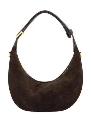 Vince Suede Hobo Bag - Cacao