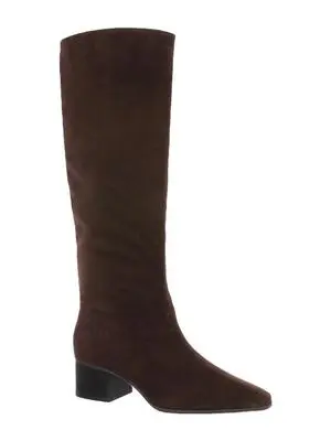 Nordstrom Banks Tall Suede Boot - Brown Chicory