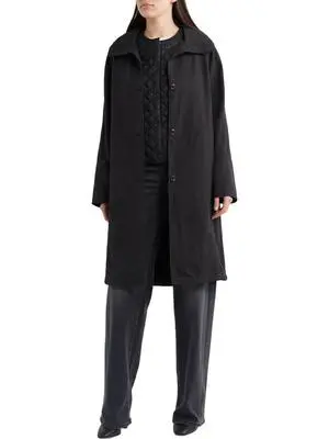 Bernardo Bernardo Raincoat With Removable Quilted Vest Black