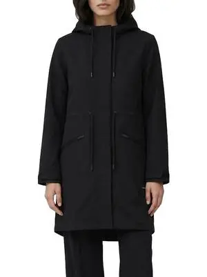 NOIZE Hooded Water Repellent Jacket - Black
