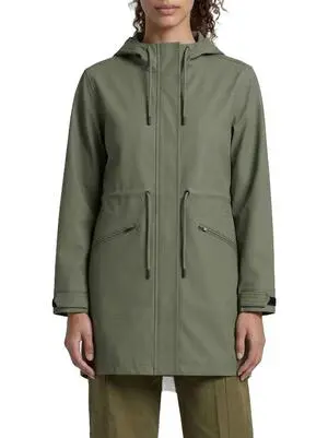 NOIZE Hooded Water Repellent Jacket - Sage