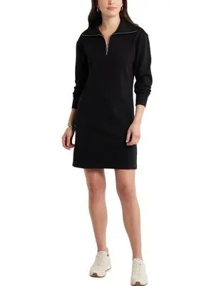 Caslon Caslon Long Sleeve Knit Travel Dress Black