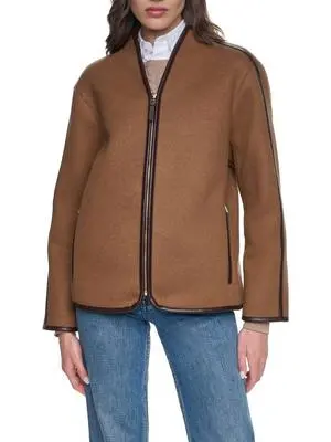 COLE HAAN Cole Haan Signature Faux Shearling Coat