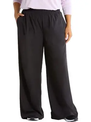 Zella Atlas Wide Leg Pants - Black