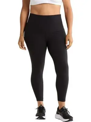 Zella Studio Luxe High Waist 7/8 Leggings - Black