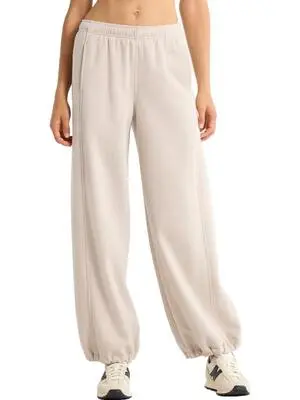 Zella Zella Ultra Cozy Fleece Joggers Grey Pebble