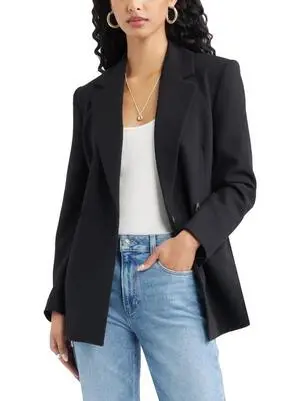 OPEN EDIT The Icon Double Breasted Blazer - Black