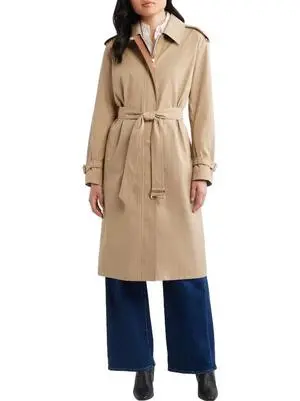 Michael Kors Belted Trench Coat - Khaki