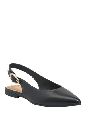 SOFFT Marcella Slingback Pointed Toe Flat - Black