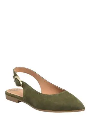 SOFFT Marcella Slingback Pointed Toe Flat - Fern