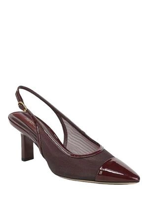 Franco Sarto Jurina Cap Toe Slingback Pumps - Red