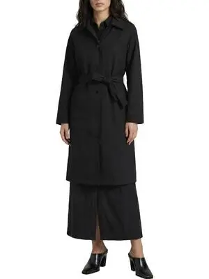 NOIZE Janice Water Repellent Coat - Black