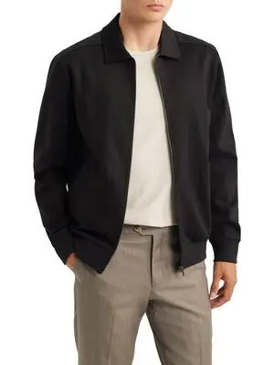 BOSS Sigmon Zip Shirt Jacket - Black