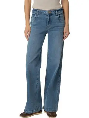 Kut From The Kloth High Waist Wide Leg Jeans - Chill