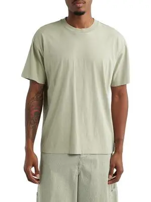 ELWOOD Distressed Organic Cotton T-shirt Sage