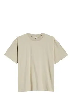 ELWOOD Distressed Organic Cotton T-shirt Tan