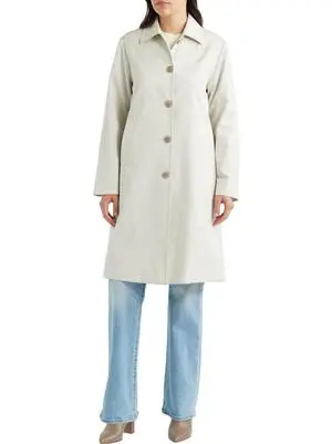 Fleurette Carson Water-resistant Raincoat - Stone