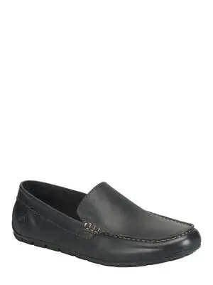 BØRN Allan Moc Driver Loafer - Black Fullgrain