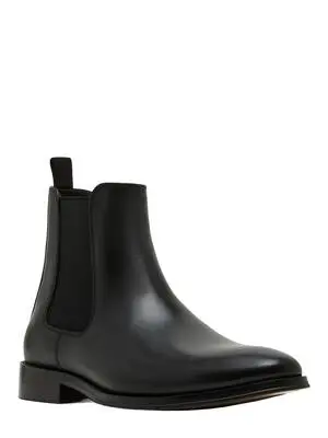 Steve Madden Avenue Chelsea Boot - Black Leather