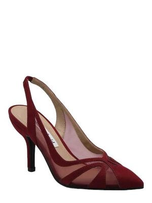 CHARLES DAVID Global Slingback Pointed Toe Pump - Ruby