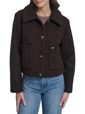 LEVI'S Cropped Bouclé Jacket - Java