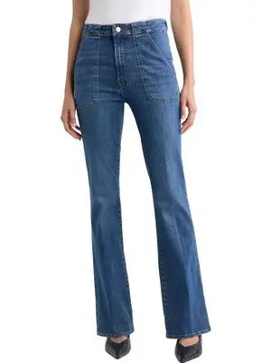 FRAME The Reboot Modern Pocket Bootcut Jeans - Tumble