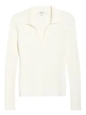 Madewell Johnny Collar Sweater - Lighthouse