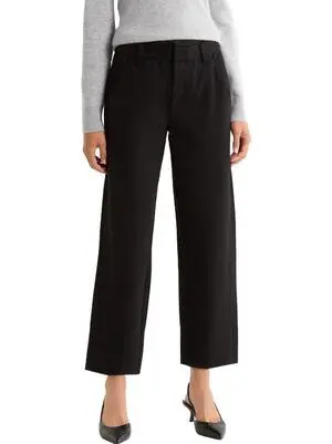 Wit & Wisdom Skyrise Ankle Straight Leg Pants - Black